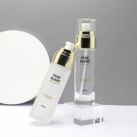 China Luxury Glass Lotion Bottle 60ml Cosmetic Packaging Container  Screen Printing for sale