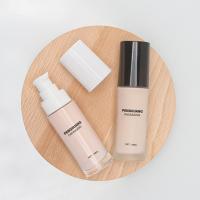 China ODM 30ml Glass Empty Liquid Foundation Bottles With Pump Face Care Moisturizer for sale