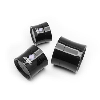 China Slim Waist Double Wall Plastic Packaging Jars For Cream  Logo Accept 10g 15g 30g 50g for sale