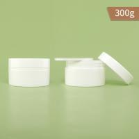 China 300g 10.58oz Single Wall PP Cream Jar With White Cap for sale