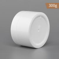 China 300g 10.58oz Single Wall PP Cream Jar With White Cap for sale