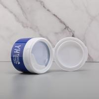 China New design 50g 100g cream jar with flip top cap, color customized, logo accept. sample free for sale