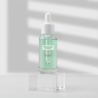China Clear Color Liquid Cosmetic Bottle 30ml Skincare Packaging 1oz for sale