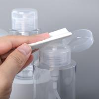 China 200ml 300ml Makeup Plastic Packaging Bottles Clear Press Pump Discharge PET Bottle for sale