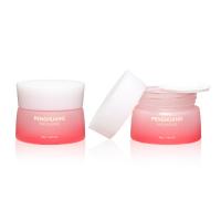 China Luxury Skin Care Cosmetic Glass Jar 50g With Screw Lid Empty Body Cream Jars for sale