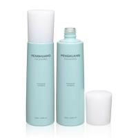 China 120ml Gradient Toner Lotion Bottle Set Custom White Cosmetic Jar for sale