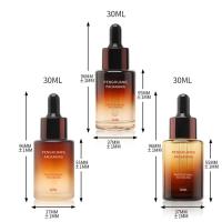 China Essential Oil Glass Dropper Bottles Custom Painting 30ml Empty Skin Care for sale