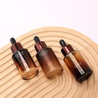 China Essential Oil Glass Dropper Bottles Custom Painting 30ml Empty Skin Care for sale