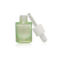 China Screen Printing 15ml Glass Serum Bottle Cosmetic Packaging Jar for sale