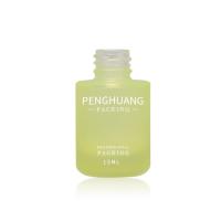 China Screen Printing 15ml Glass Serum Bottle Cosmetic Packaging Jar for sale