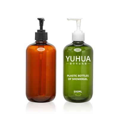 China White Green 183mm 500ml Pet Foam Pump Bottle Hot Stamping for sale