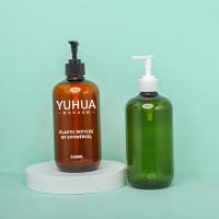 China White Green 183mm 500ml Pet Foam Pump Bottle Hot Stamping for sale