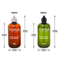 China White Green 183mm 500ml Pet Foam Pump Bottle Hot Stamping for sale