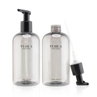China Recycled Cosmetic Packaging Plastic Foam Bottle 500ml PET Liquid Soap Foam Dispenser Bottle for sale