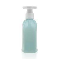 China Body Wash Cream Plastic Lotion Bottle 250ml Cute Flower Pump Kid Label for sale