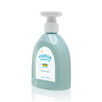 China Body Wash Cream Plastic Lotion Bottle 250ml Cute Flower Pump Kid Label for sale