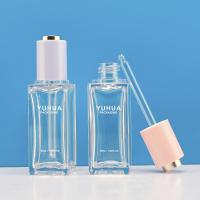 China 50ml Plastic Packaging Bottles Twist Push Button Press Clear Serum Dropper Bottle for sale