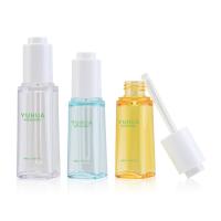 China 30ml 50ml Custom PETG Plastic Serum Bottle With Dropper Cap for sale