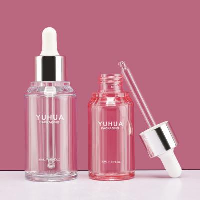 China 30ml 50ml Cosmetic Plastic Packaging Bottle Dropper PETG Empty Small for sale