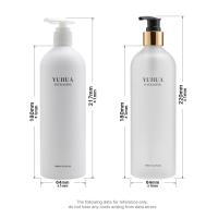 China 480ml Empty Plastic Shampoo Bottle Personal Care Recycled PET Pump Lotion Bottle for sale
