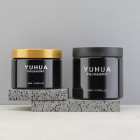 China 360g 480g Luxury Cosmetic Containers Recycled Facial Mask Packaging Jar With Flat Top Cap for sale
