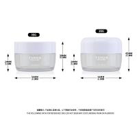 China Childproof Plastic Packaging Jars 30g Clear Petg Cosmetic Jar With Screw Cap for sale