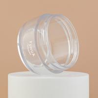 China Childproof Plastic Packaging Jars 30g Clear Petg Cosmetic Jar With Screw Cap for sale
