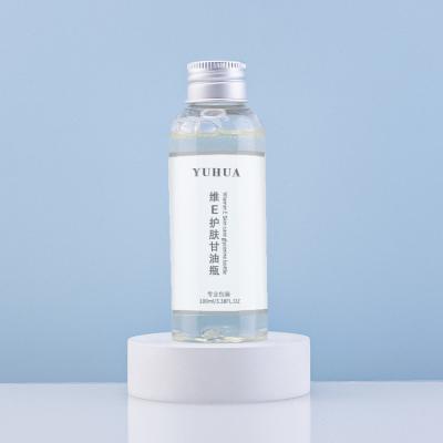 China 100ml Empty Transparent Dispenser Container Bottle For Travel Size Cosmetics for sale