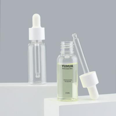 China 25ml Empty Serum Essential Oil Plastic Bottles For Cosmetic Packaging for sale