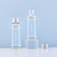 China Round 100ml Plastic Packaging Bottles With Cap Drink Water Bottles Hot Stamping for sale