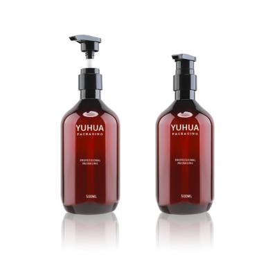 China 500ml Empty Plastic Bottle For Lotion Pump 28/410 Round Shape for sale