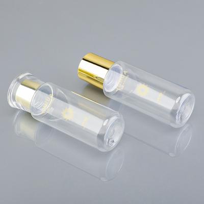 China 75ML Empty Plastic Bottle For Serum Toner Screw Cap Round Shape for sale
