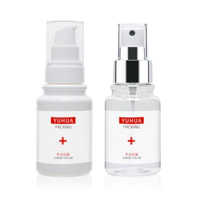 China Hand Wash Gel Plastic Spray Bottle 110ml Empty Cosmetic Container For Blemish Balm Lotion Serum for sale
