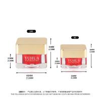 China 5g 10g Acrylic Square Cream Pot Jar For Skincare Packaging for sale