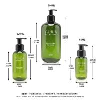 China Recyclable Biodegradable Empty Cosmetic Packaging Plastic Lotion Bottle 60ml 120ml 500ml For Skin Care for sale