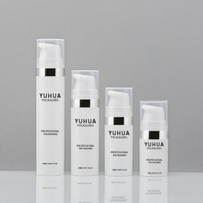 China 15ml 25ml Plastic Pump Airless Skincare Bottle Packaging For Lotion Cream for sale