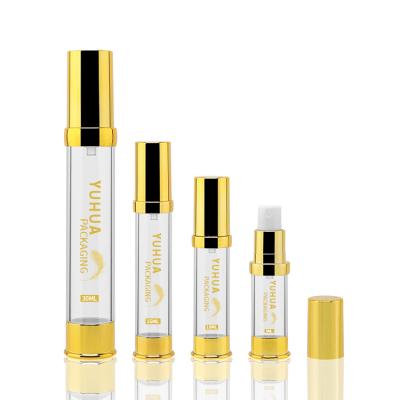 China 5ml 10ml Airless Lotion Vacuum PET Pump Bottle Eye Cream Plastic Skincare Packaging for sale