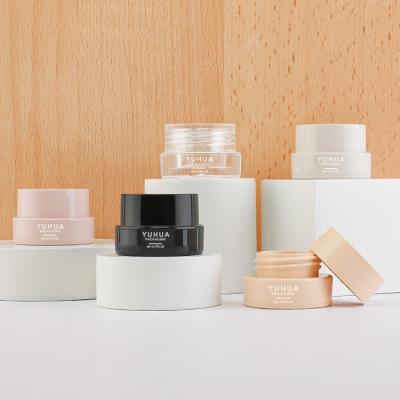 China Round Shape Lotion Oil Mask Plastic Pakcaging Jars 5g Customized Color for sale