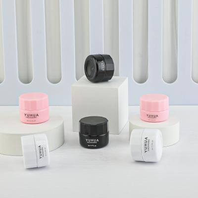 China Black Pink White Plastic packaging Jars Acrylic Material 3g 5g Samples for sale