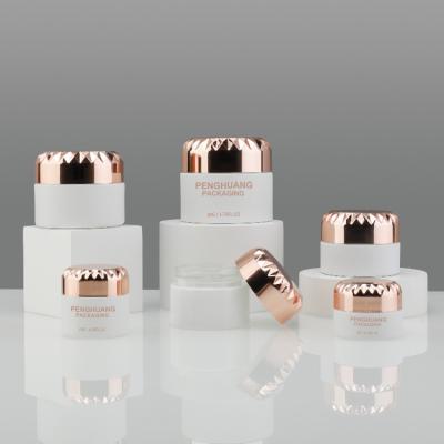 China 5g 10g 15g 20g 30g 50g Glass Packaging Bottles With Customized Lid for sale
