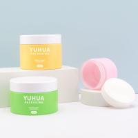 China Screw Flip Cap Plastic Packaging Jars 50g 100g Capacity For Cosmetic Packing for sale
