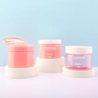 China 360G Plastic Packaging Body Scrub Jar With Scoop Custom Logo for sale