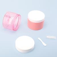China 360G Plastic Packaging Body Scrub Jar With Scoop Custom Logo for sale