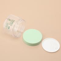 China Custom frosted plastic cream Jars with lid for sale