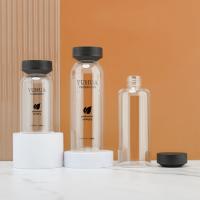 China Screw Cap Plastic Cosmetic Bottle 150ml 200ml 250ml Packaging Carton for sale