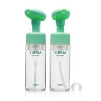 China ODM 400ml Plastic Foam Bottle Recyclable Liquid Soap Bottle With Silicone Brushes for sale