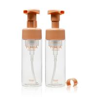 China ODM 400ml Plastic Foam Bottle Recyclable Liquid Soap Bottle With Silicone Brushes for sale