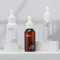 China OEM Clear Serum Dropper Bottles 50ml 60ml with Silk Screen Hot Stamping Custom Logo for sale