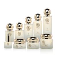 China OEM Luxury Cosmetic Packaging Set With Round Ball Cap 150ml for sale