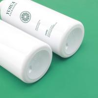 China 550ml PET Lotion Bottle Hot Stamping Logo Pump Dispenser for sale